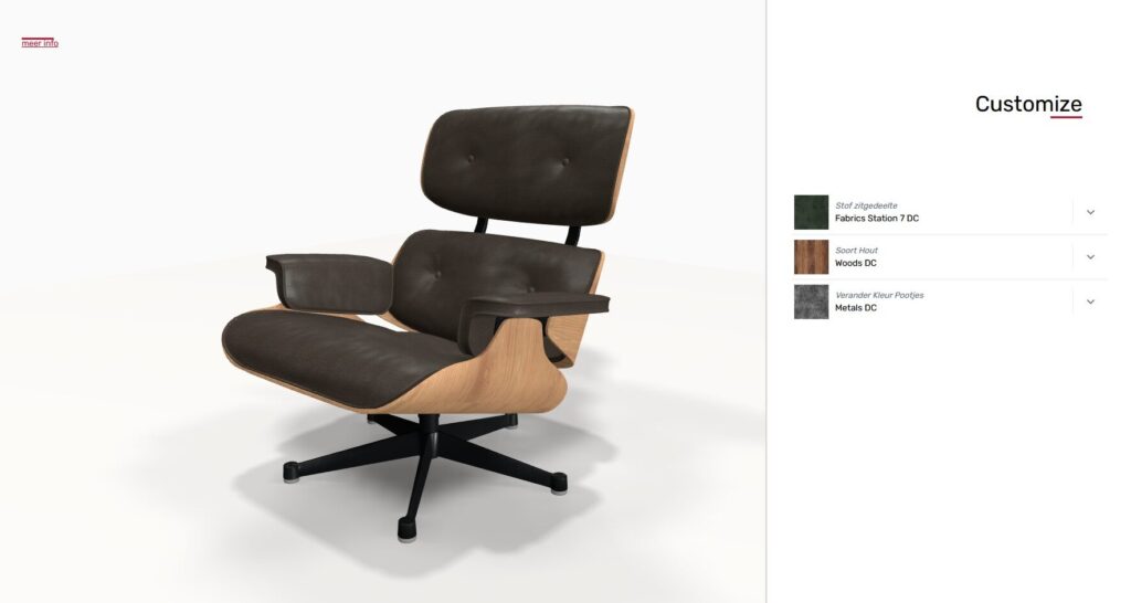 Chair 3D Configuration and Visualization | iONE360